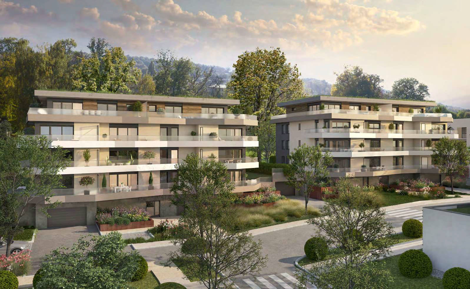 Évian-les-Bains vues panoramiques sur le lac Léman (74500) - 33762 ...