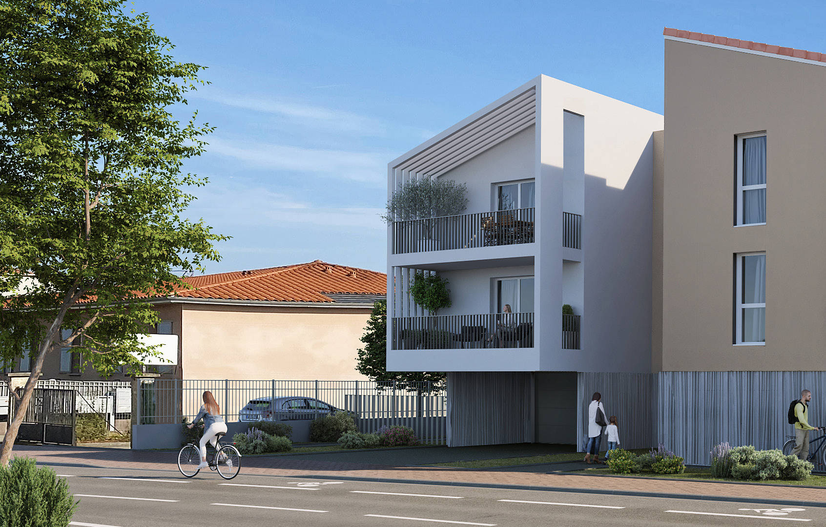 Mions centre à 2 min de la Halle du marché et des commerces (69780 ...