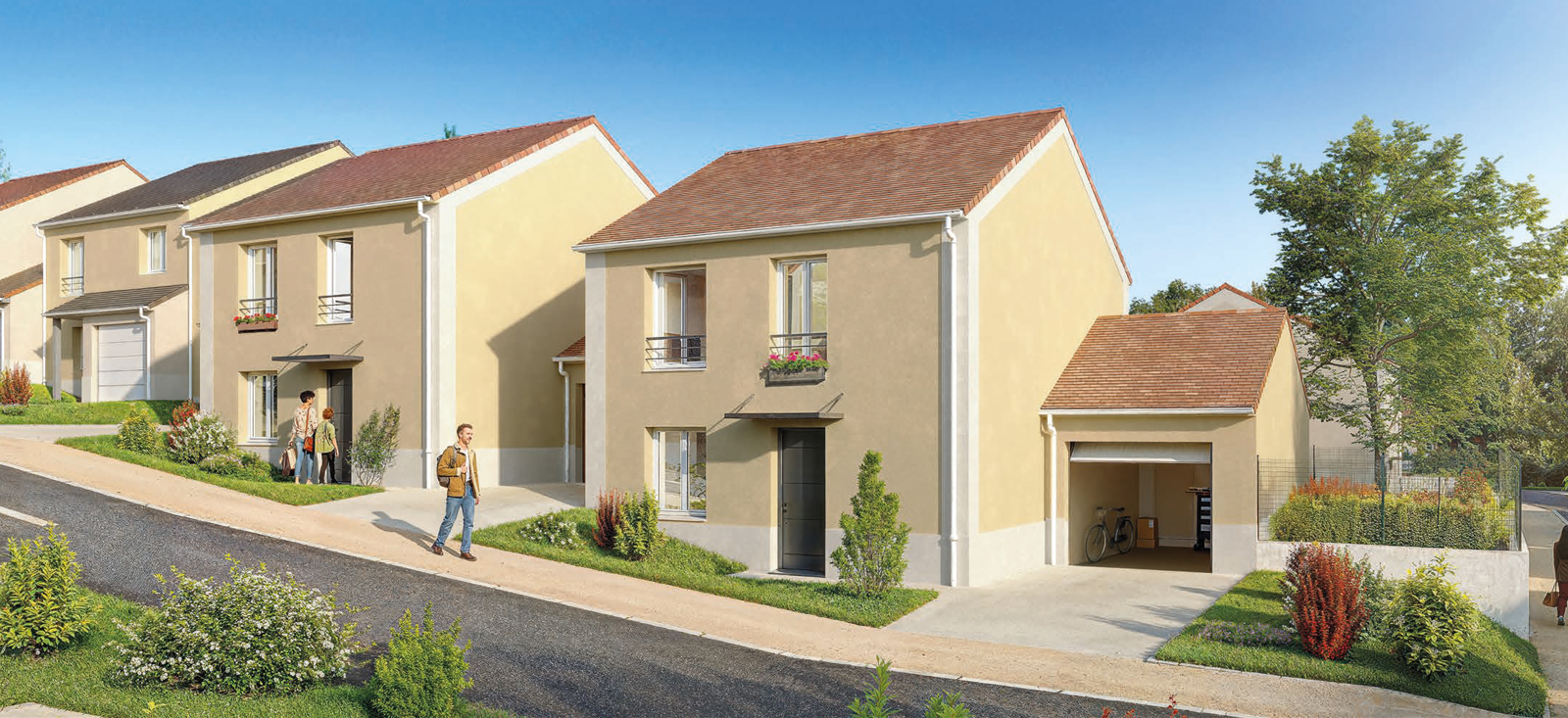 Ollainville maison neuves à 10 min à pied du RER C (91290) - 40351 - Programme immobilier neuf ...