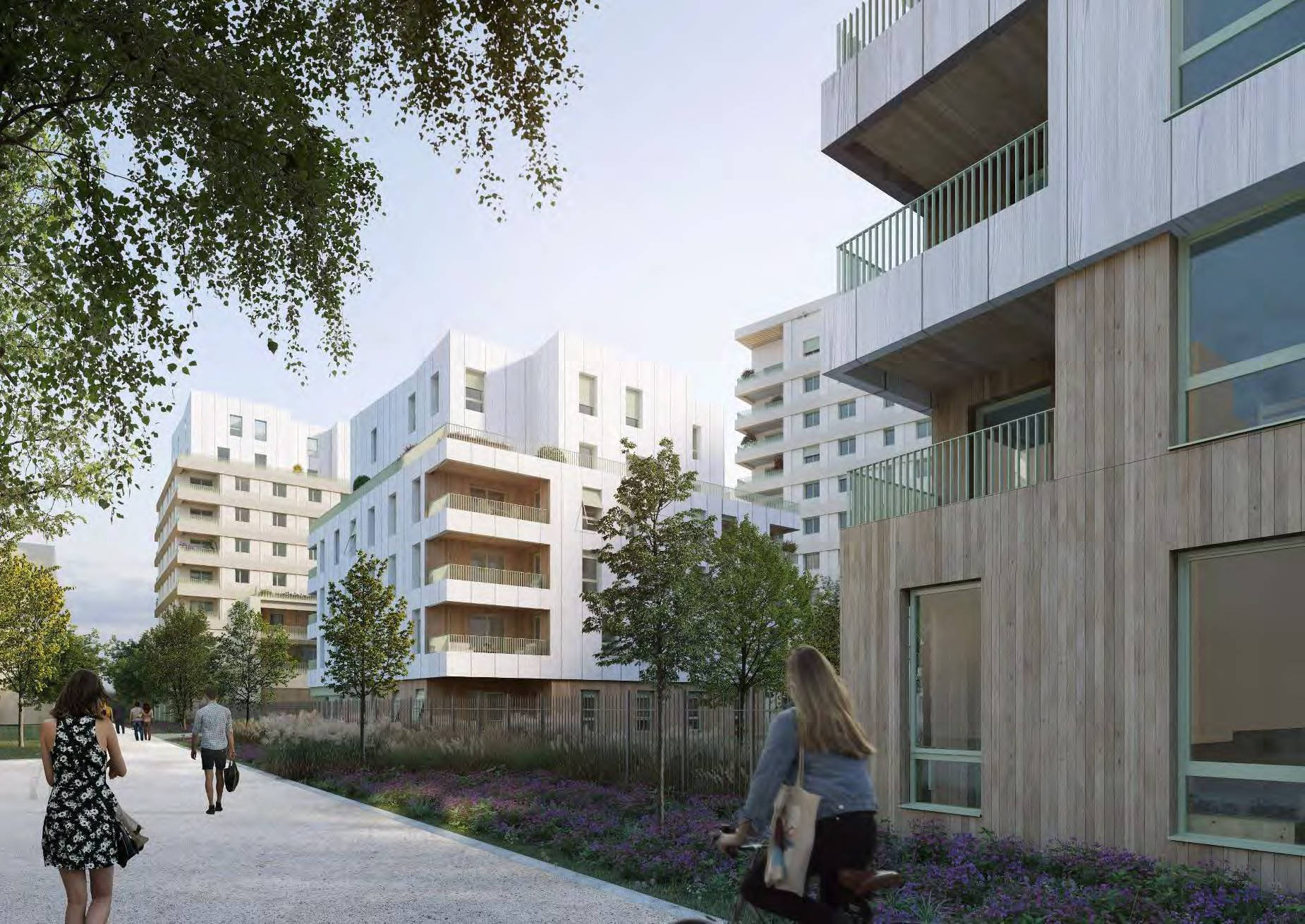 Villeurbanne en face du tramway T3 direction la gare Part-Dieu (69100 ...